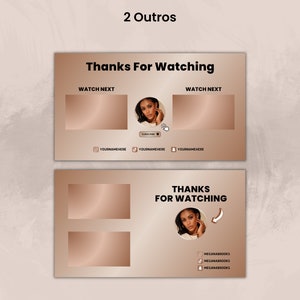 Youtube Branding Kit | Luxury and Modern | Animated Intro & Outro ...