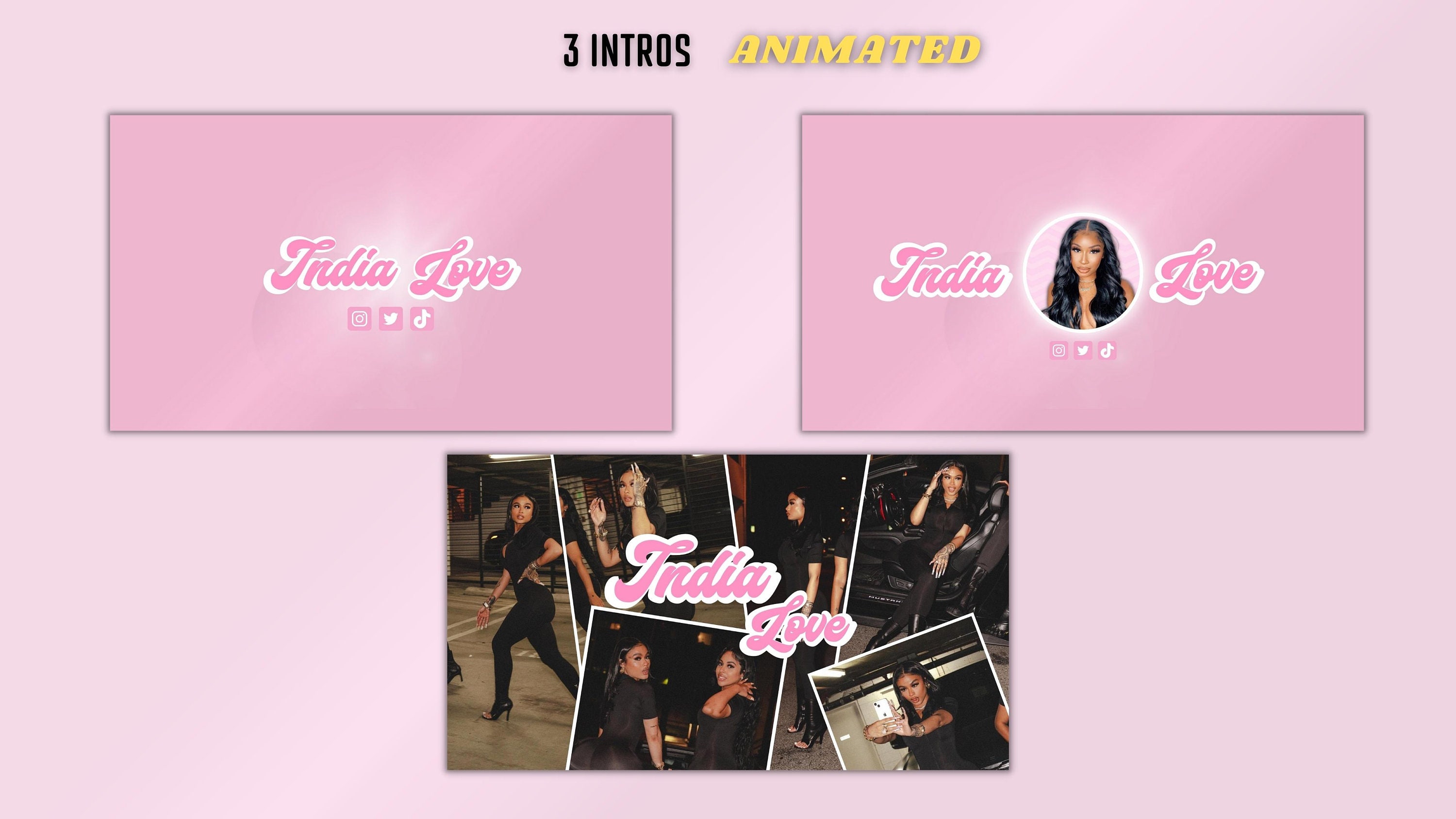 Youtube Branding Kit Editable Banners Intros & Outros and - Etsy