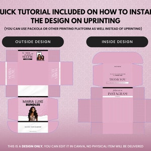 Wig Mailer Box Design | Lace Front Wig & Packaging Bundles Hair Box ...