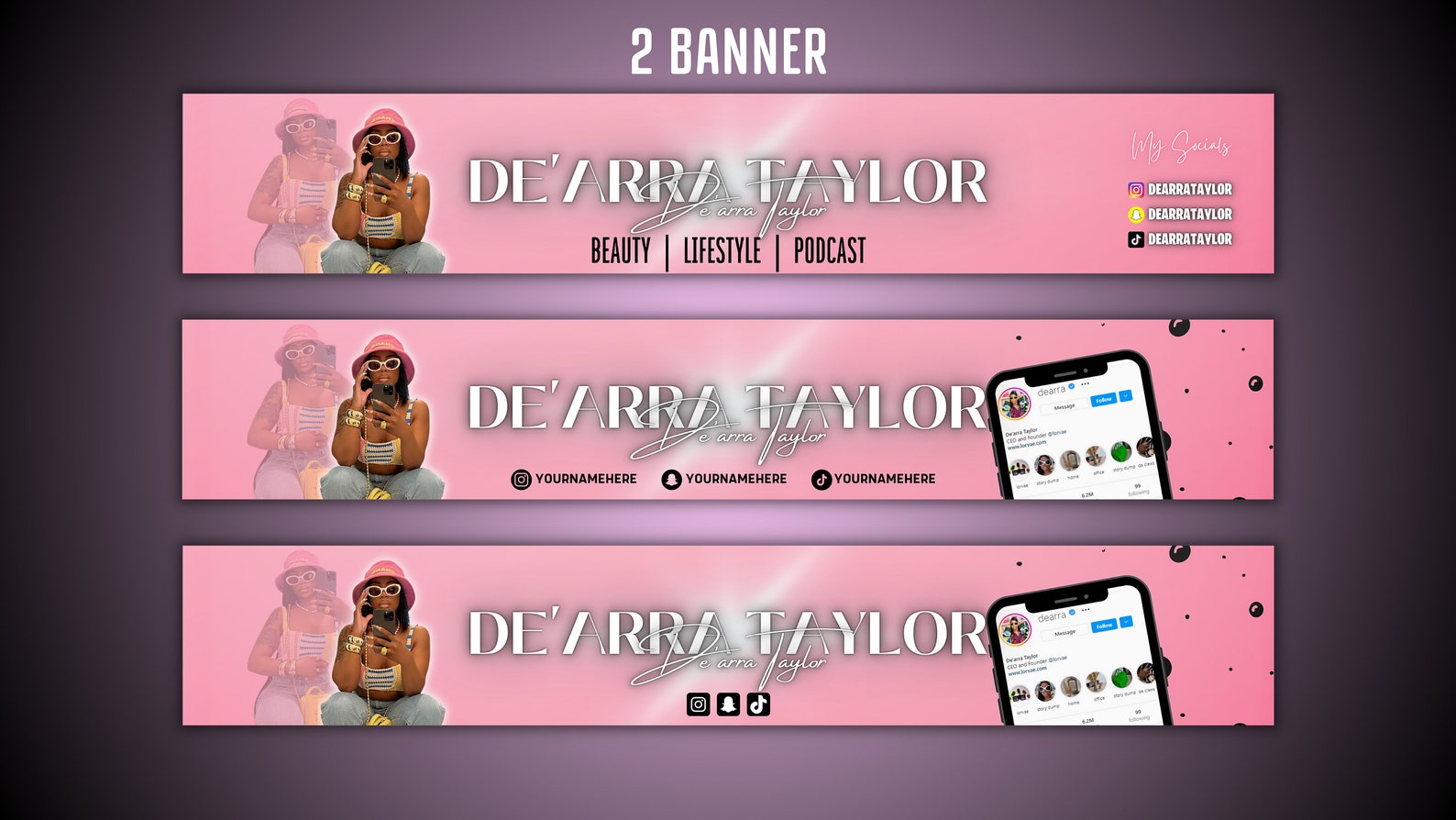 Animated Intro & Outro, Banner Trendy Editable Canva Template - Etsy