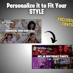 16 Youtube Thumbnails Templates | Youtube Thumbnail | DIY Branding Kit ...