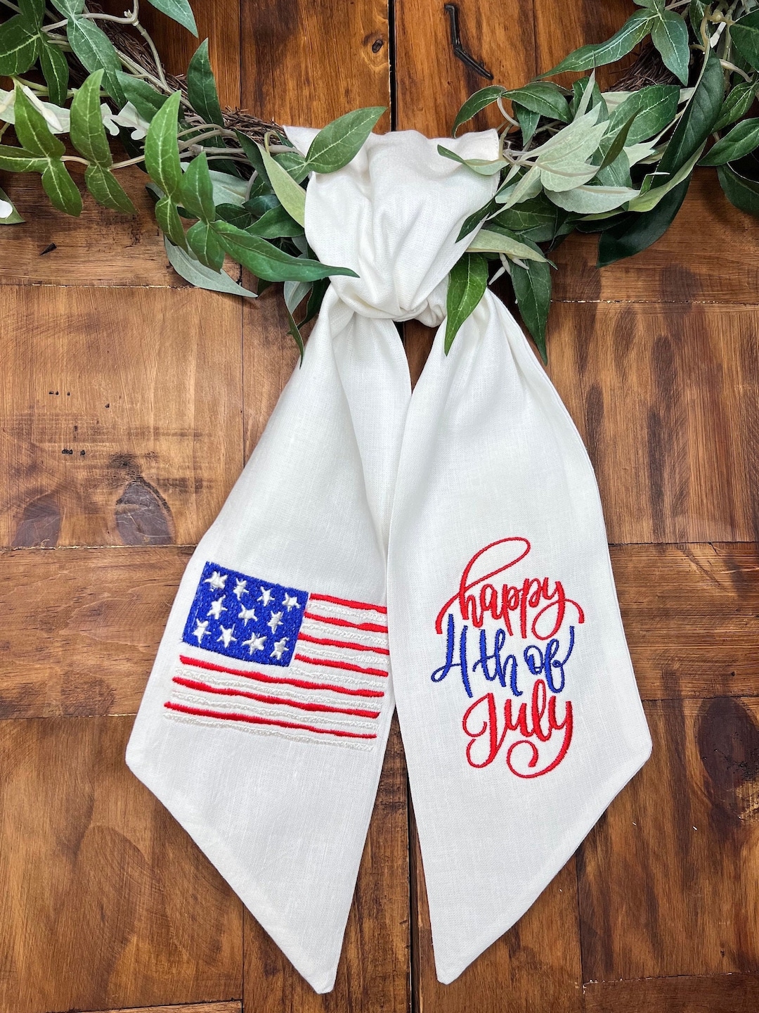 4th of July Wreath Sash - Etsy
