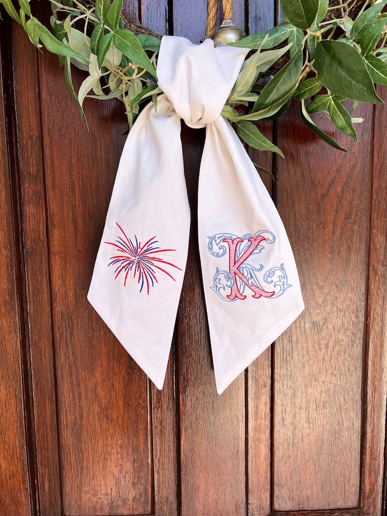 4th of July Wreath Sash - Etsy