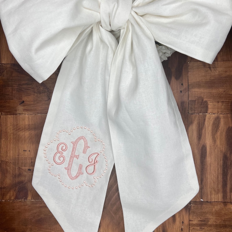 Wreath With Monogram - Etsy