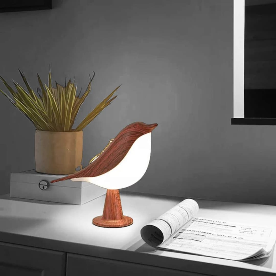 Beautiful Bird Table Lamp Three Colors Aroma Bird Fragment Lamp ...