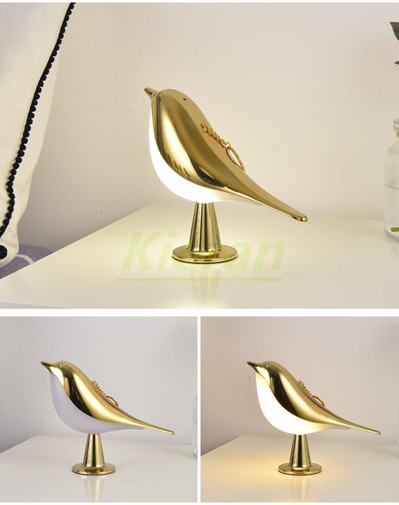 Beautiful Bird Table Lamp Three Colors Aroma Bird Fragment Lamp ...