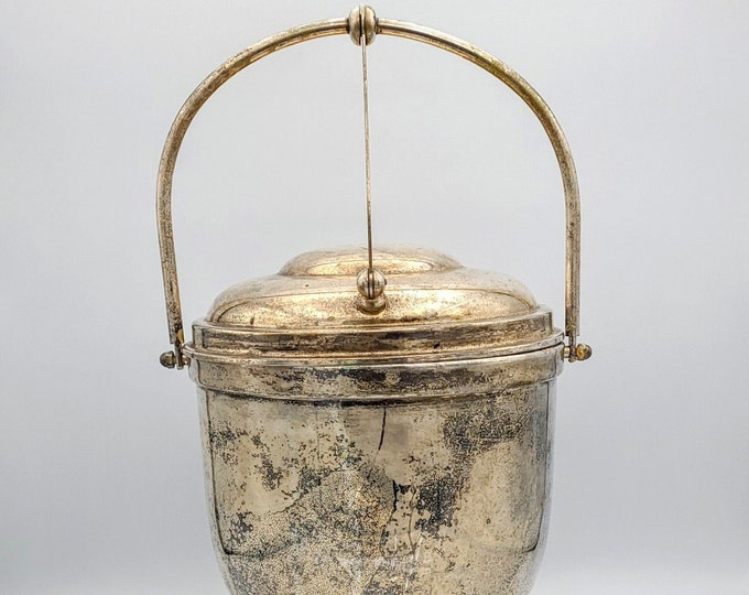 Vintage Sheridan Silver Plate Thermos Insulated Footed Ice Bucket - Etsy