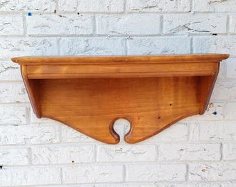 Vintage Wooden Wall Shelf Large Trinket Shelf Wall Decor - Etsy