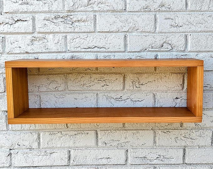 Wooden Floating Shelf Rectangular Wall Shelf - Etsy