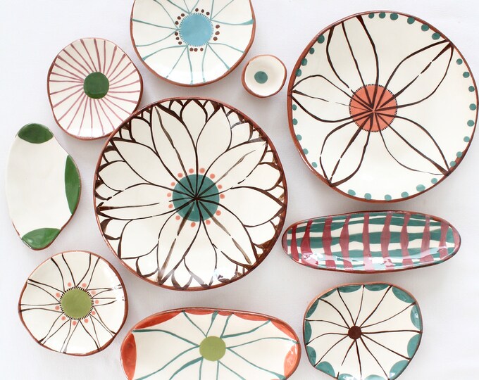 Ceramic Breakfast Set - Etsy