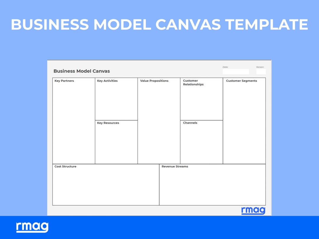 Business Model Canvas Template| Business Planning Template | BONUS: How ...