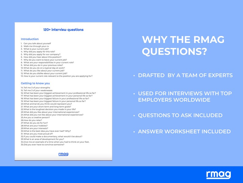 120+ Job Interview Questions | Interview Prep | Sample Interview ...
