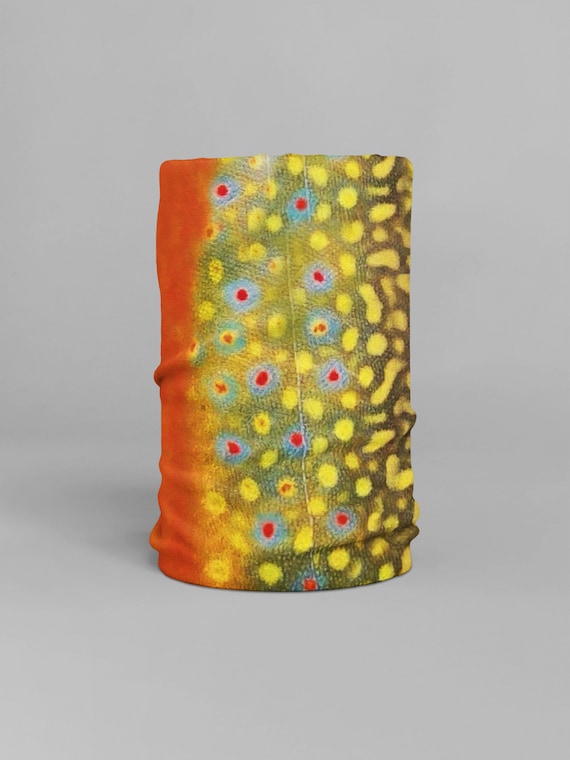 Brook Trout Lightweight Neck Gaiter - Etsy