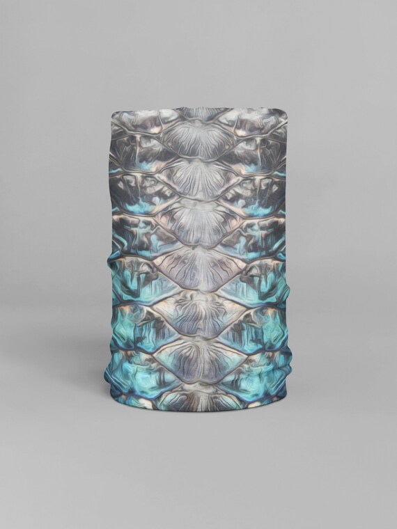 Tarpon Scale Pattern Lightweight Neck Gaiter - Etsy