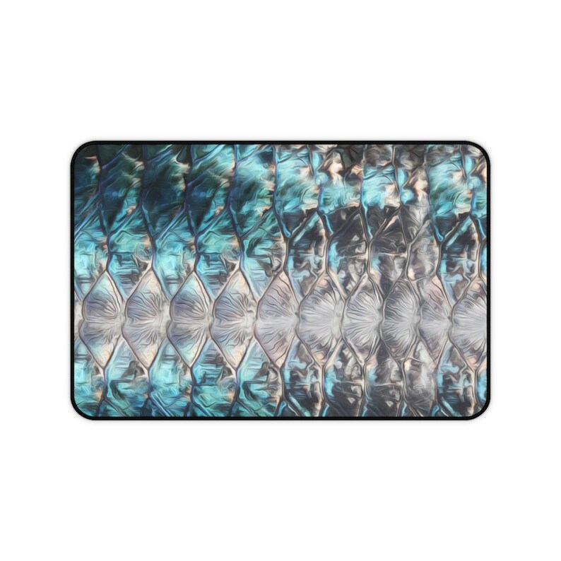 Tarpon Scale Art Desk Mat - Etsy