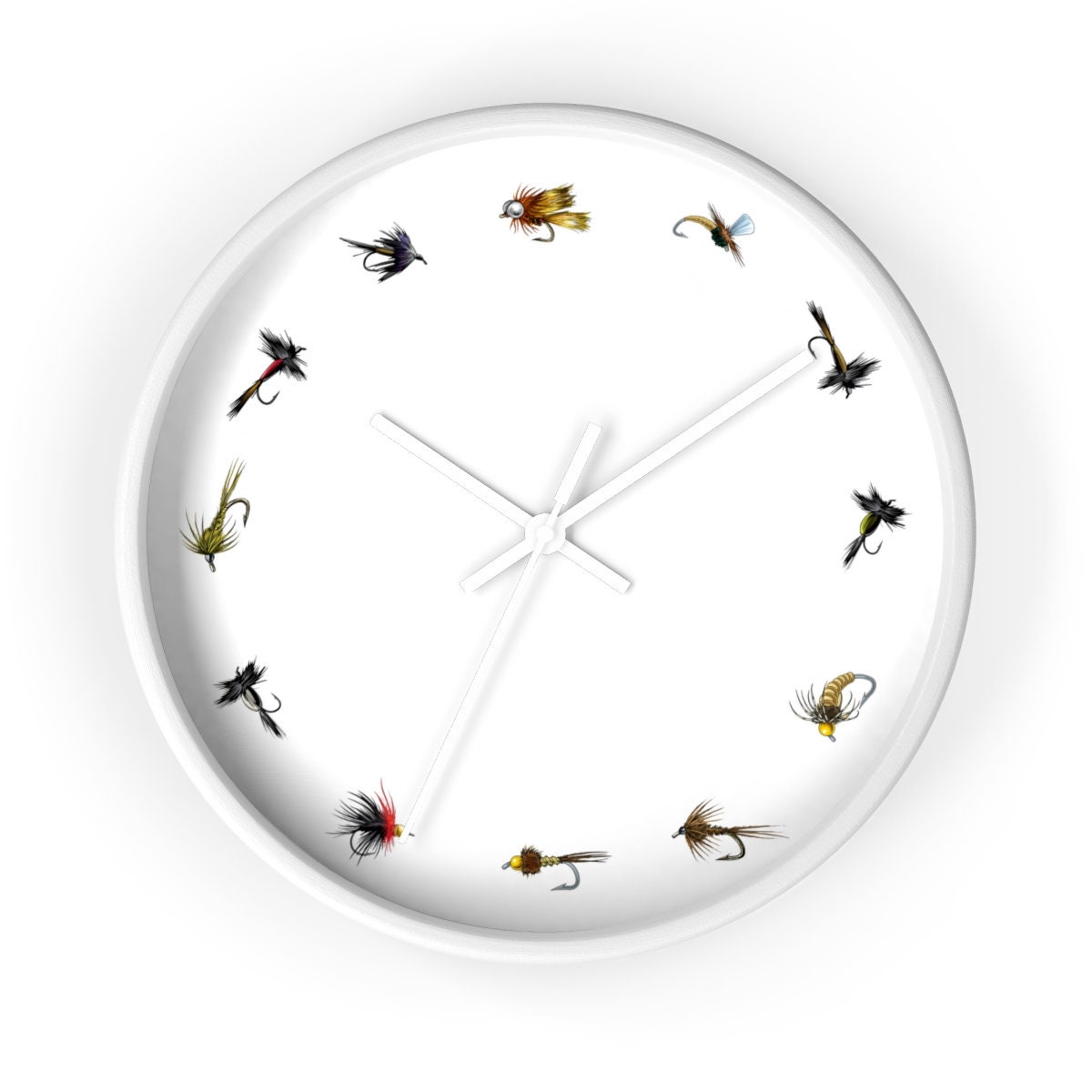 Trout Flies Fly Fishing Wall Clock Home Decor - Etsy