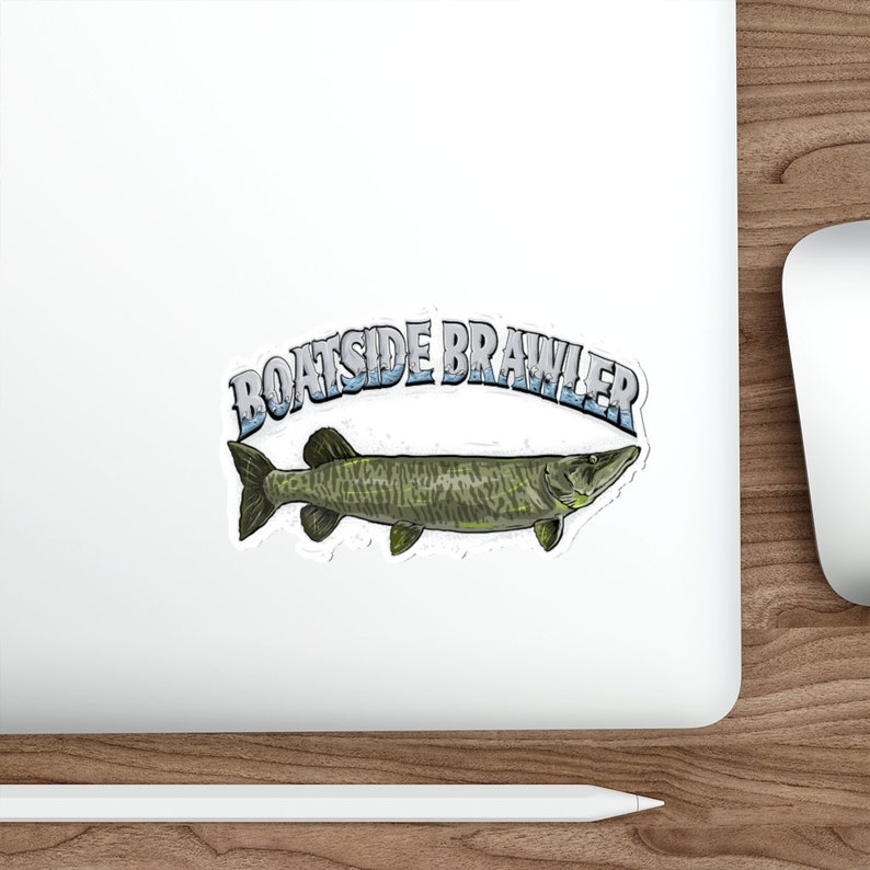 Musky Fishing Decal - Etsy