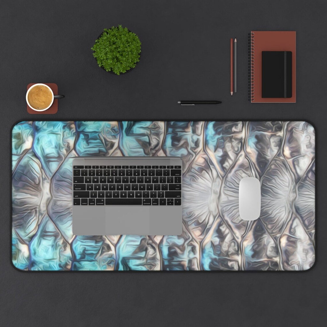 Tarpon Scale Art Desk Mat - Etsy