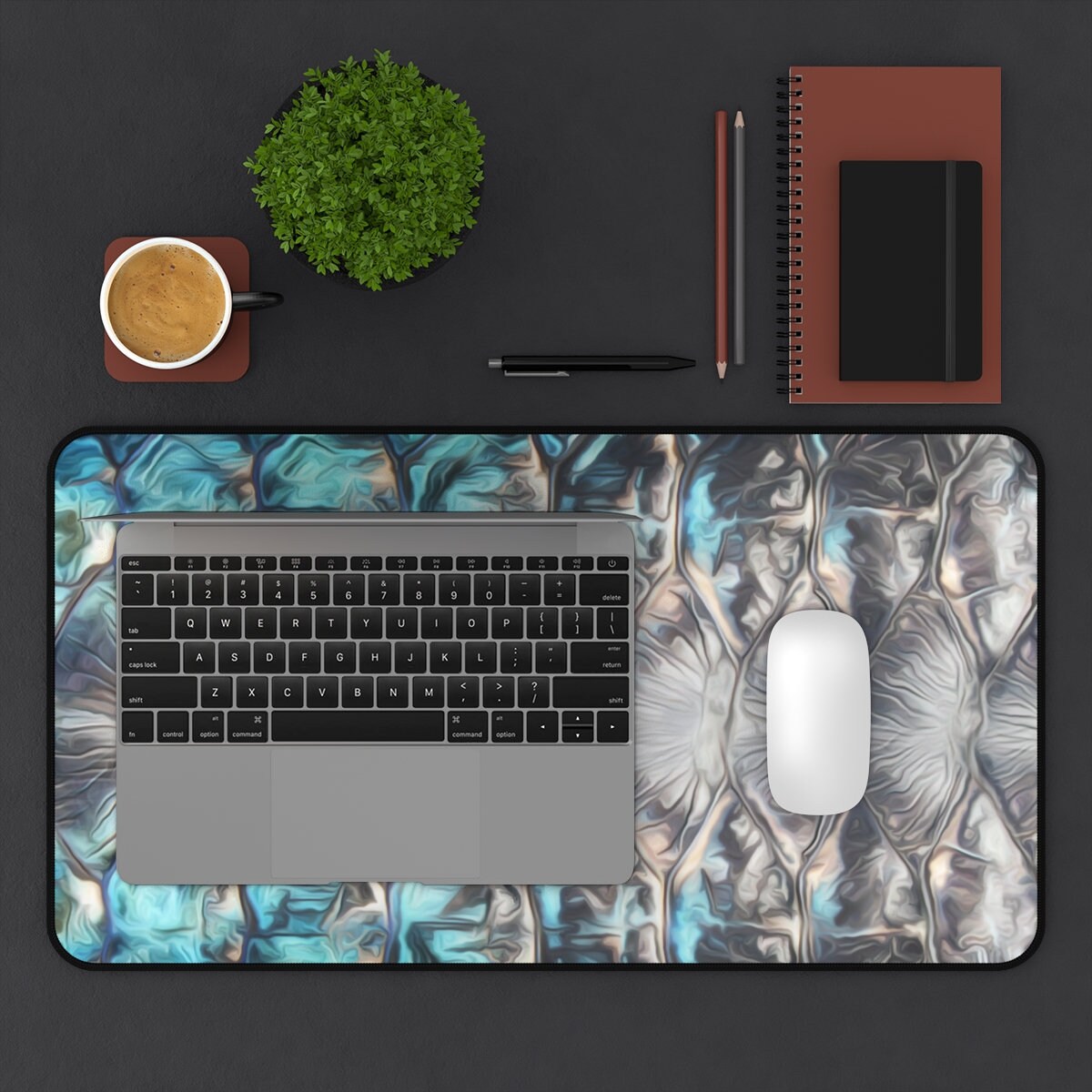 Tarpon Scale Art Desk Mat - Etsy