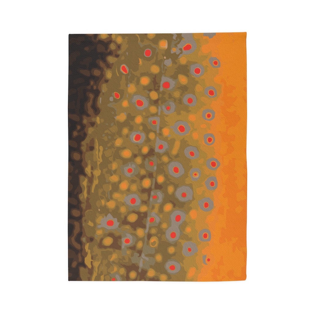 Brook Trout Pattern Dobby Rug - Etsy