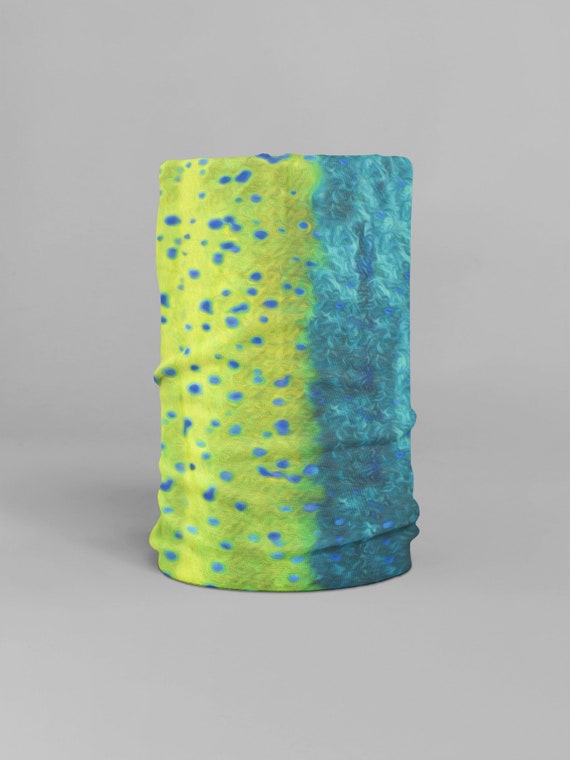 Mahi Mahi Pattern Lightweight Neck Gaiter - Etsy