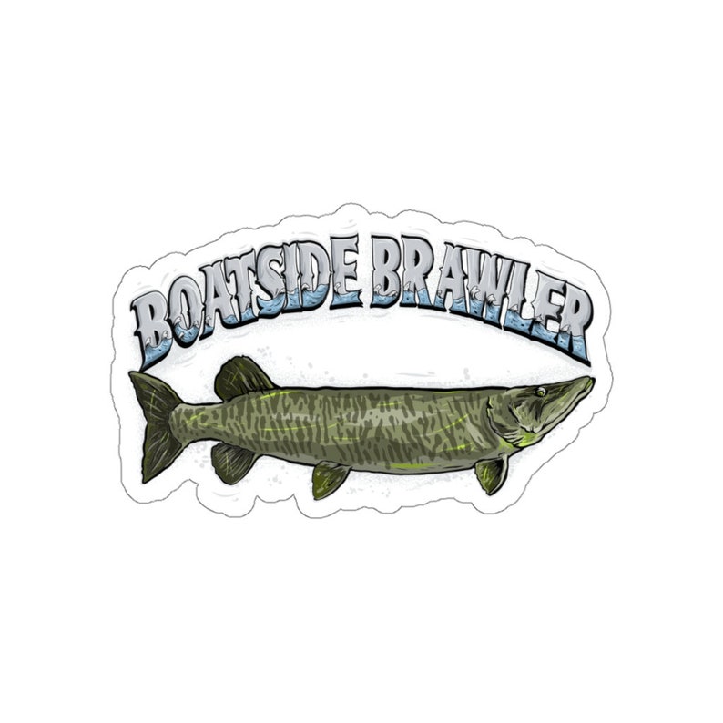 Musky Fishing Decal - Etsy