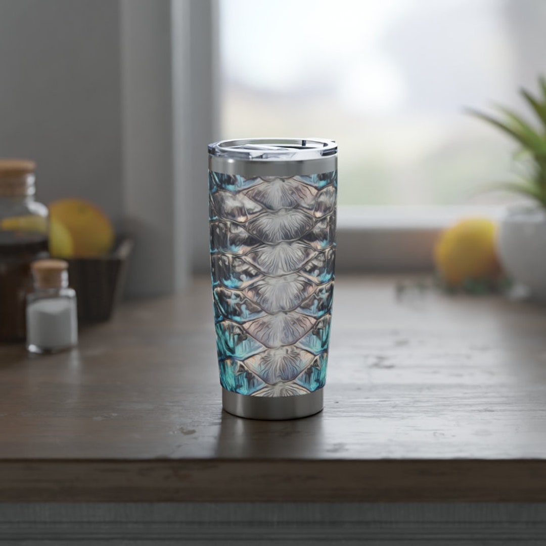 Tarpon Fish Scale Art 20 Ounce Tumbler Travel Mug - Etsy