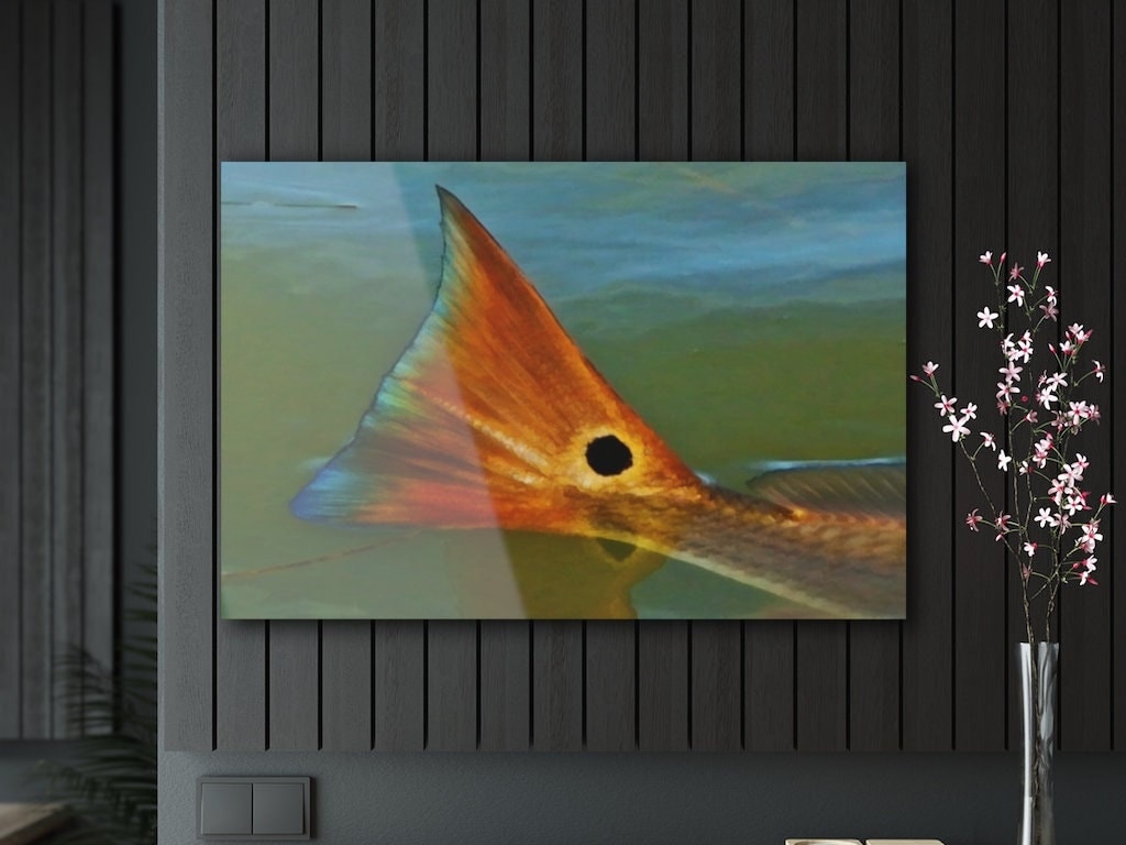 Redfish Oil Painting Acrylic Art Print - Etsy