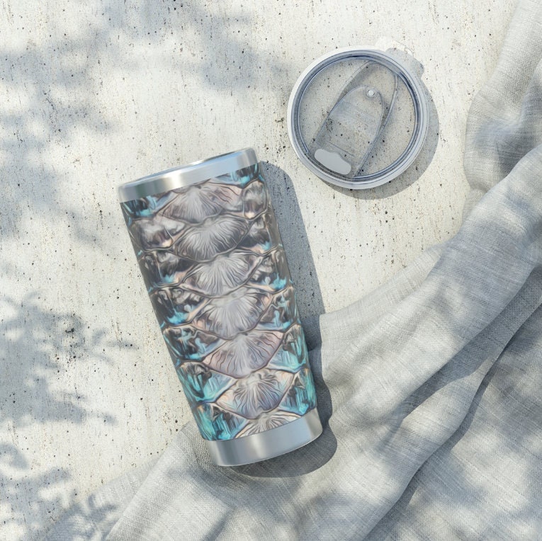 Tarpon Fish Scale Art 20 Ounce Tumbler Travel Mug - Etsy