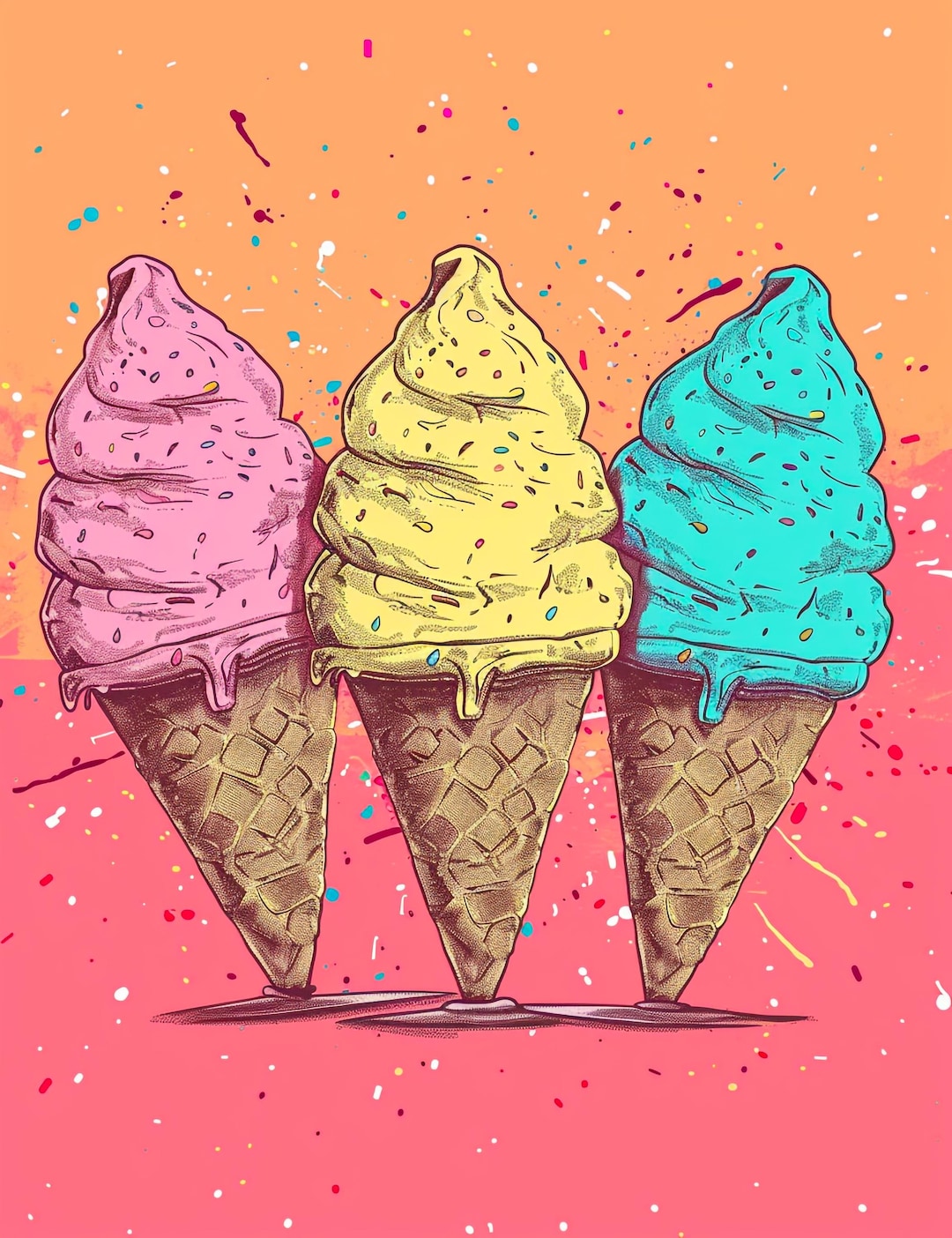 77 Ice Cream Coloring Pages for Adults – Printable PDF With High ...