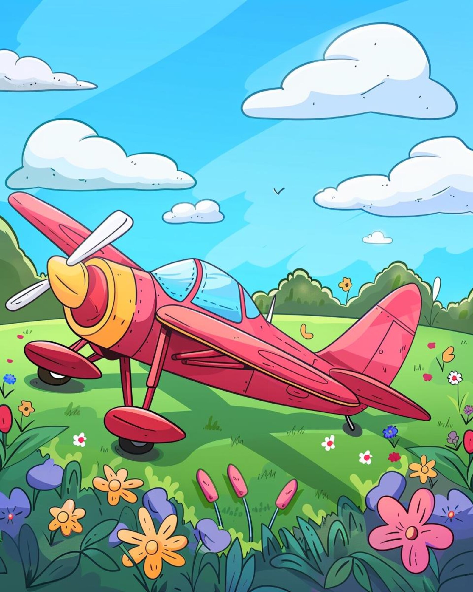 100 Airplane Coloring Pages for Kids – High-quality Printable Designs ...