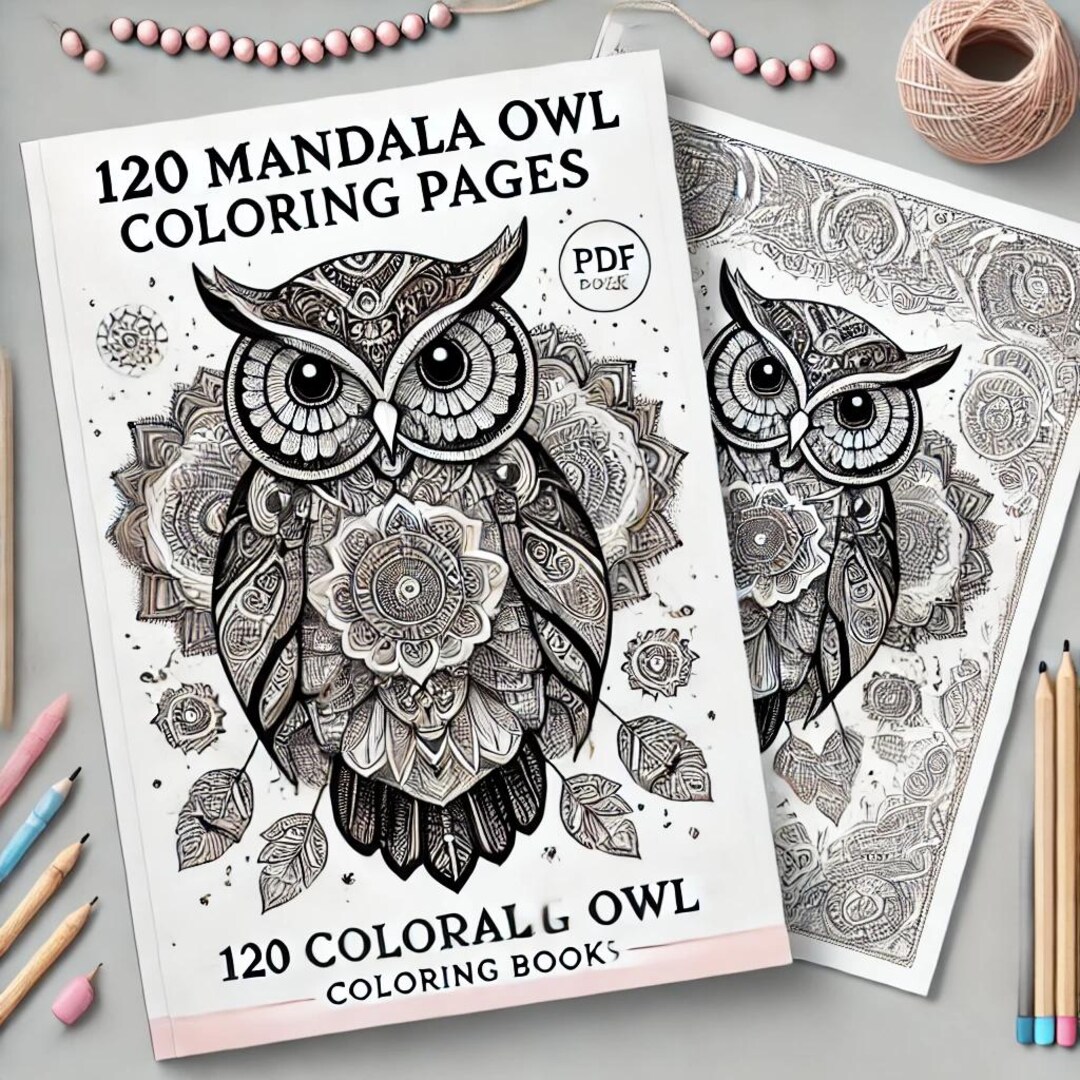120 Mandala Owl Coloring Pages for Relaxation and Creativity | Perfect ...