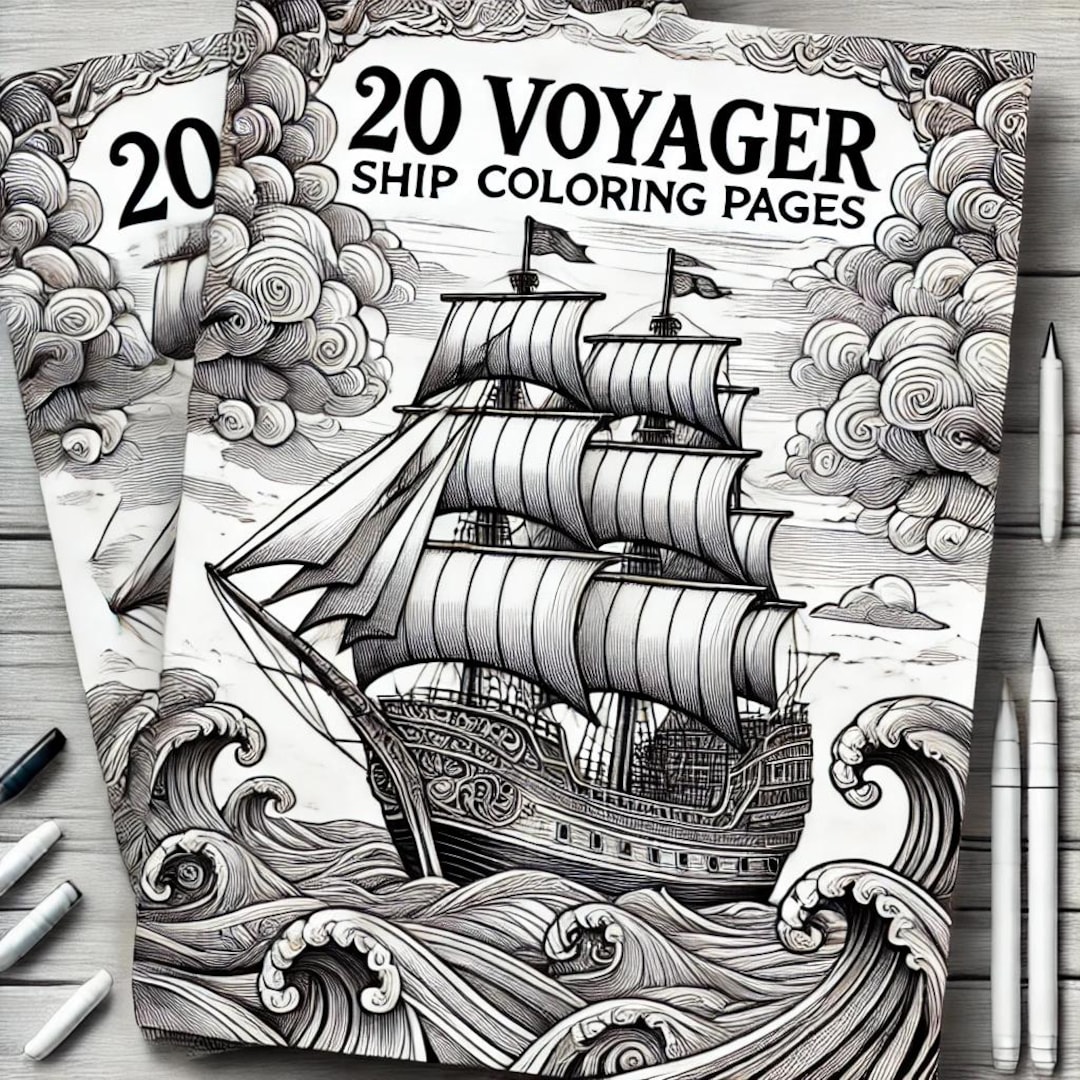 20 Voyager Ship Coloring Pages - Stunning Classic Ships to Color ...