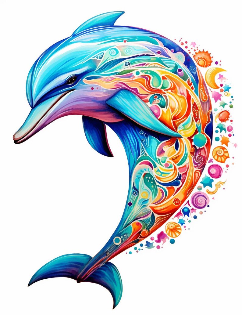100 Dolphin Mandala Coloring Pages PDF, Beautiful and Relaxing Designs ...