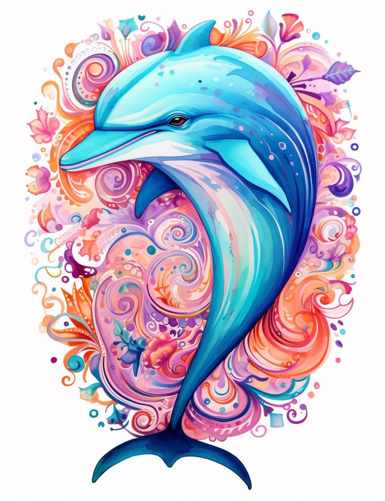 100 Dolphin Mandala Coloring Pages PDF, Beautiful and Relaxing Designs ...