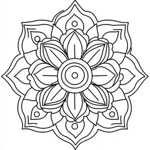 50 Bold Easy Mandala Coloring Pages - Relax Unwind With Beautiful ...