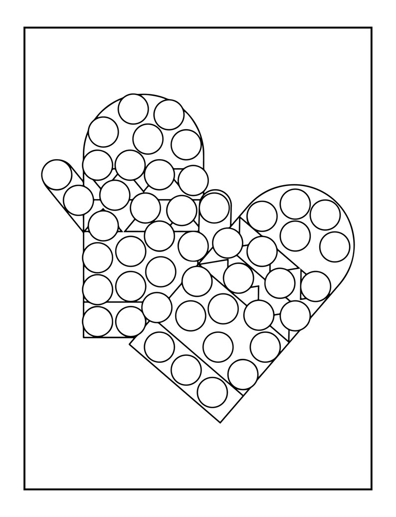Autumn Dot Marker Coloring Pages | Fall Dot Art Activity for Kids ...