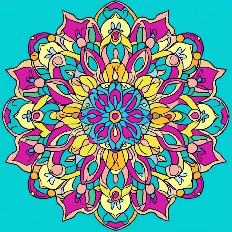 50 Bold Easy Mandala Coloring Pages - Relax Unwind With Beautiful ...