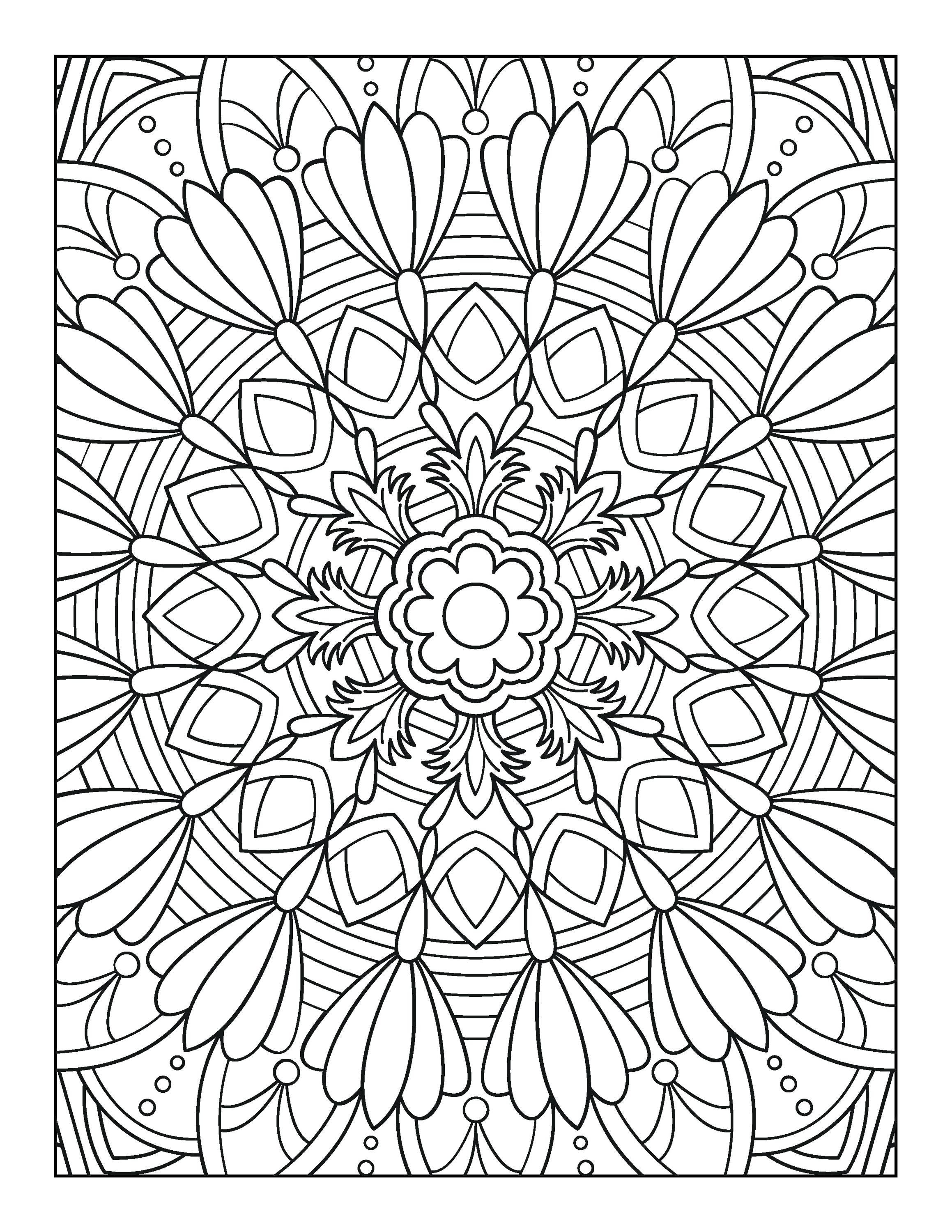 80 Mandala Coloring Pages Printable PDF, Instant Download for Adults ...