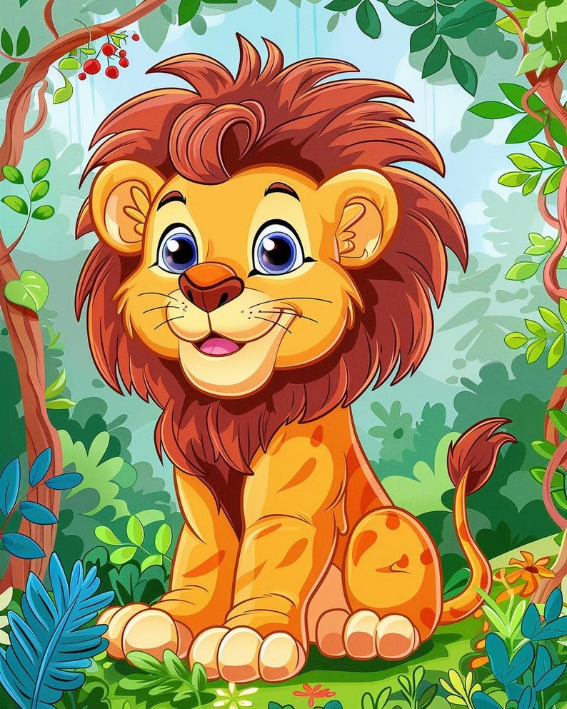 100 Lion Coloring Pages for Kids | Explore the Wild Jungle | Fun ...