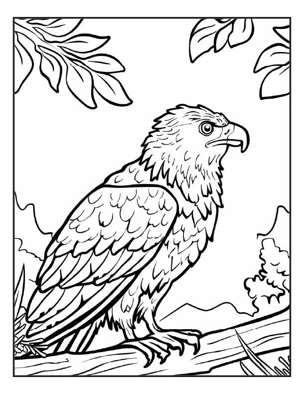 100 Eagle Coloring Pages Stunning Detailed Designs of Majestic Eagles ...
