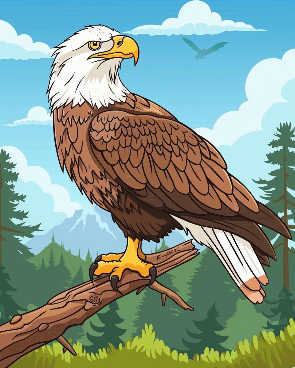 100 Eagle Coloring Pages Stunning Detailed Designs of Majestic Eagles ...