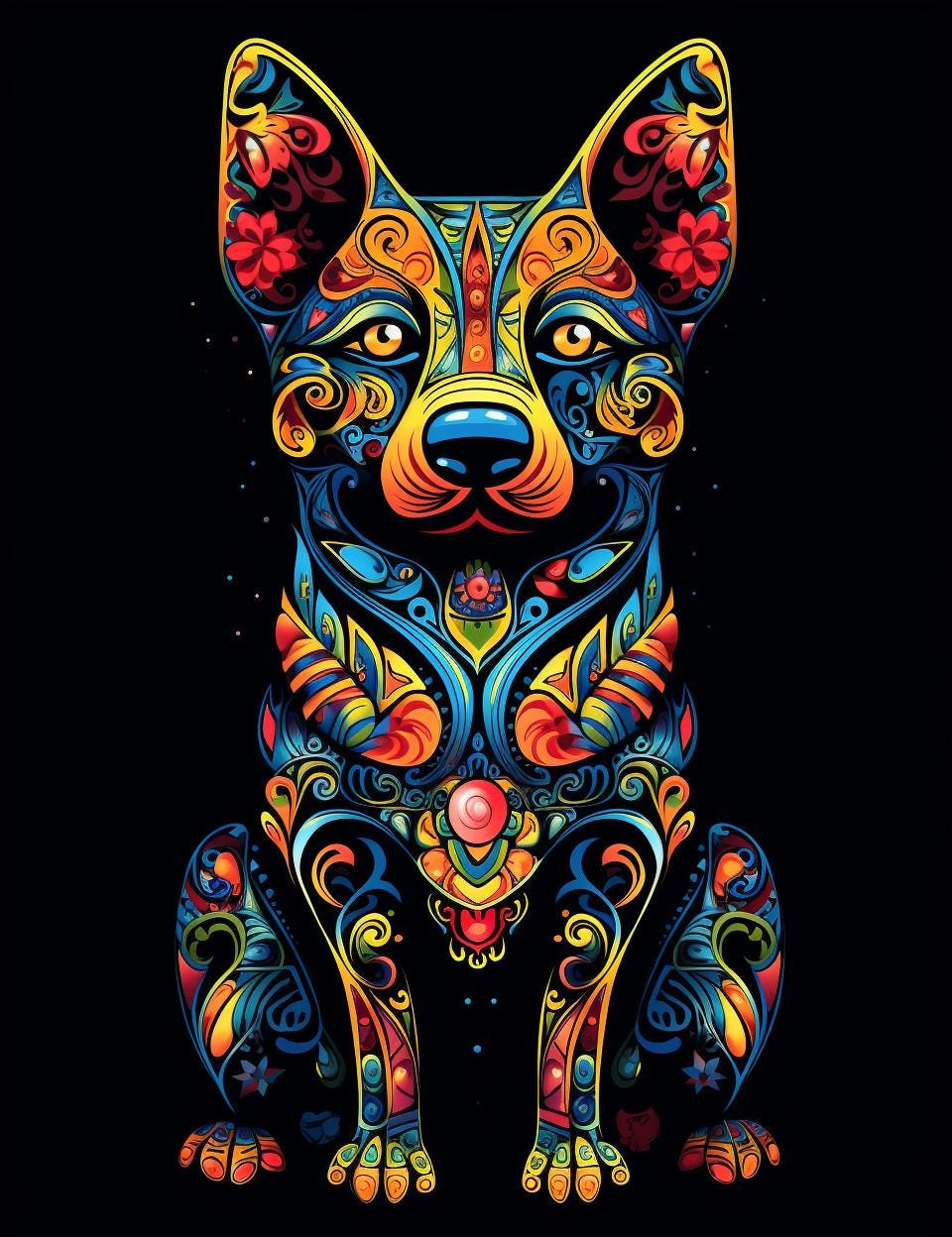 30 Dog Mandala Coloring Pages - Relaxing Printable Designs for Adults ...