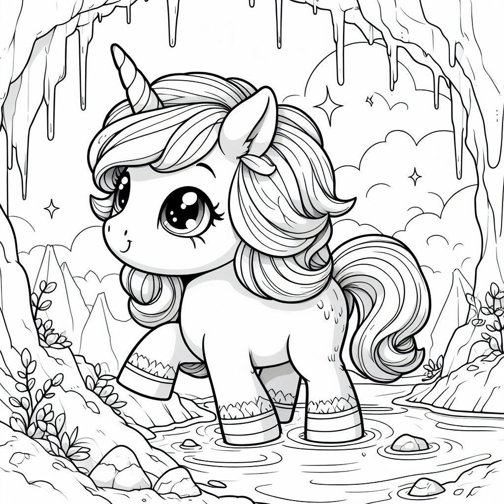 85 Unicorn Coloring Pages – Digital PDF Download for Kids and Adults - Etsy