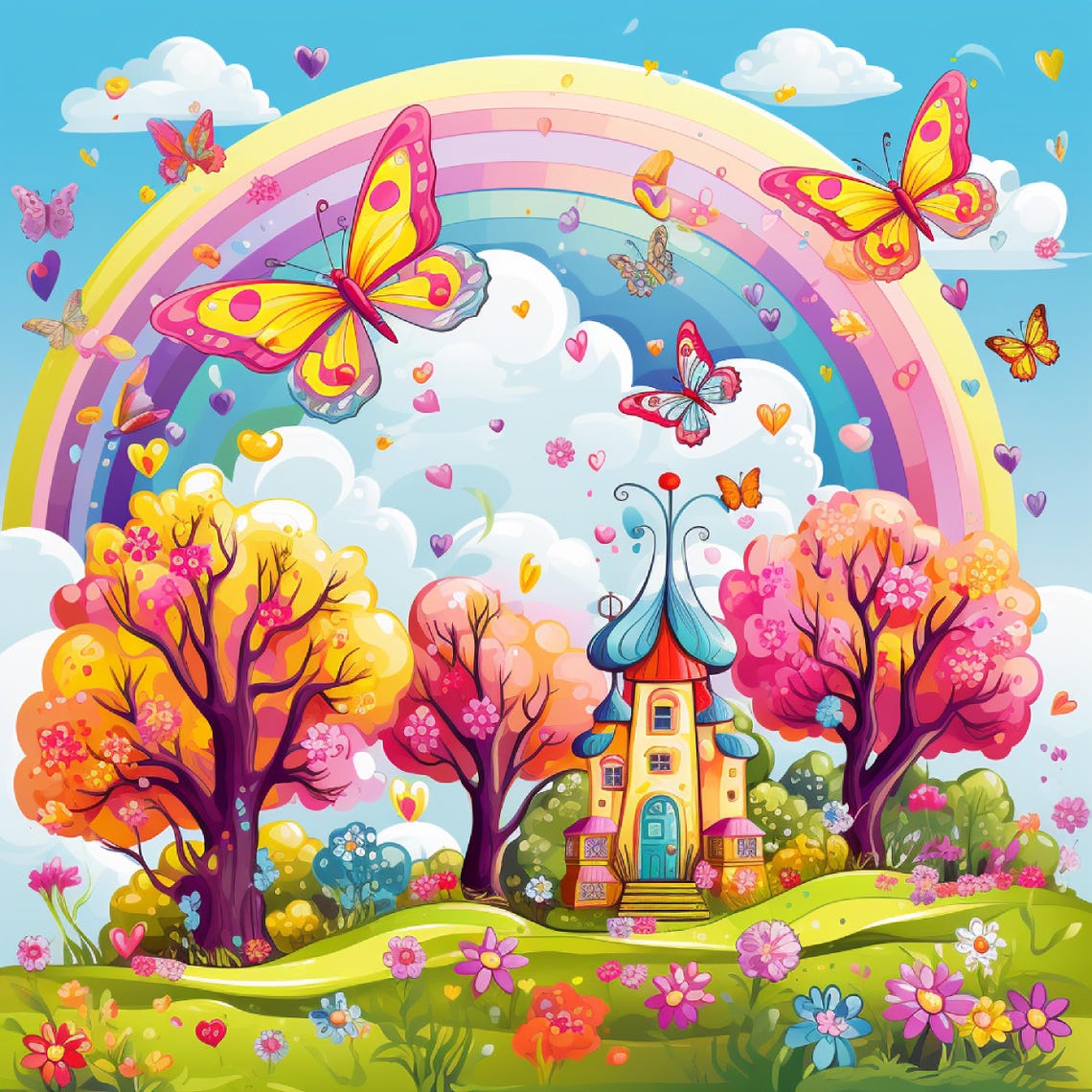 95 Spring Coloring Pages PDF Fun Relaxing Printable Designs for Kids ...
