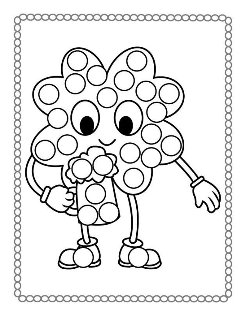 St Patrick’s Day Dot Marker Pages | 40 Shamrock & Leprechaun Dabber ...