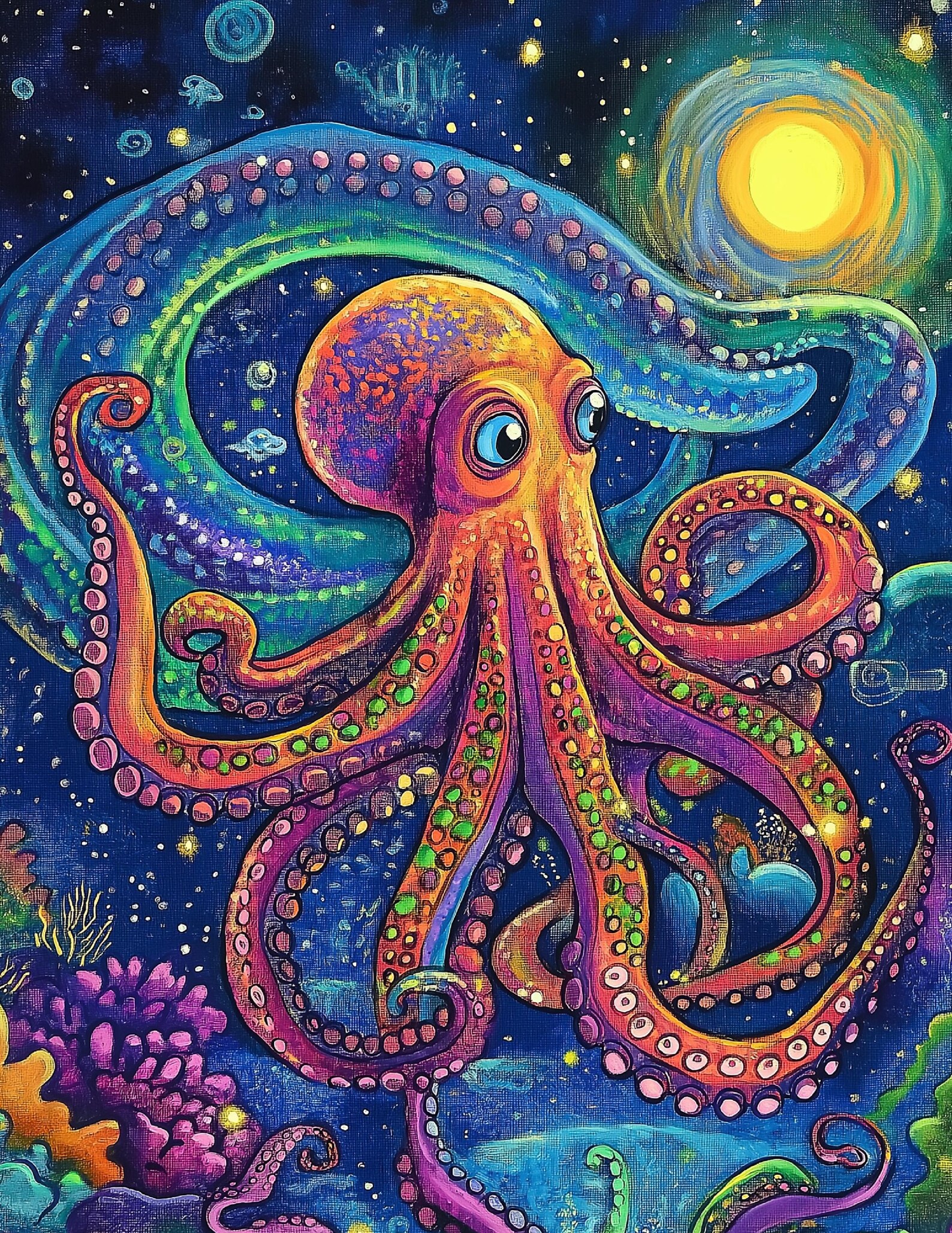15 Octopus Coloring Pages PDF for Stress Relief, Relaxation, and ...