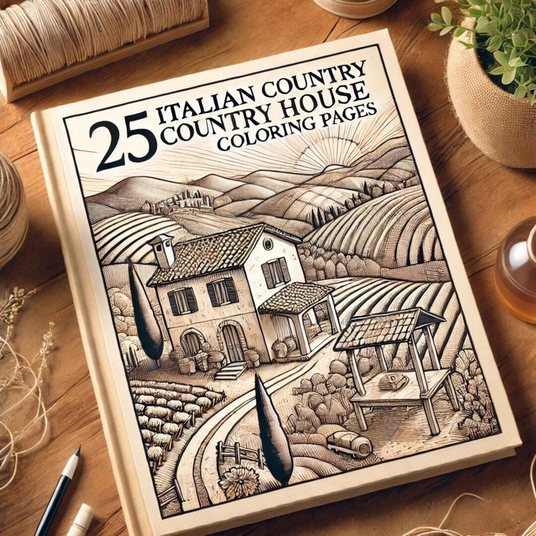 25 Italian Country House Coloring Pages Relaxing Rustic Home Designs ...
