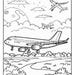 100 Airplane Coloring Pages – Printable Aircraft & Jet Coloring Book ...