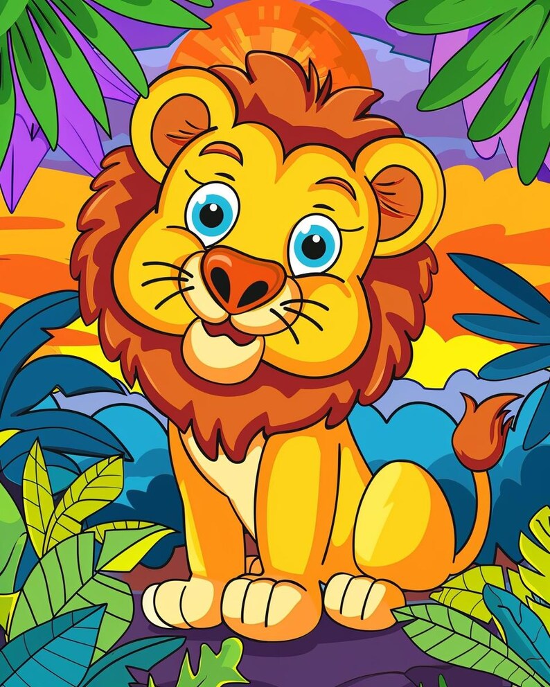 100 Lion Coloring Pages for Kids | Explore the Wild Jungle | Fun ...